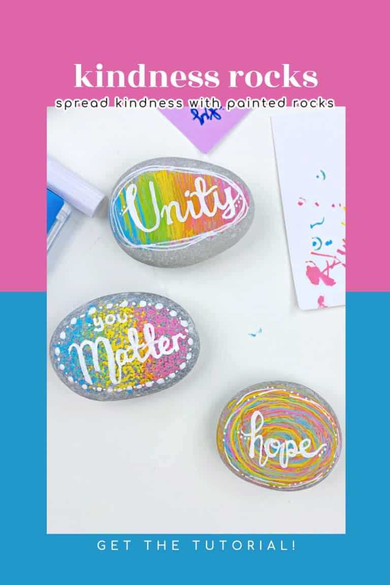 3 Easy Paint Pen Designs for Kindness rocks - Rock Painting 101