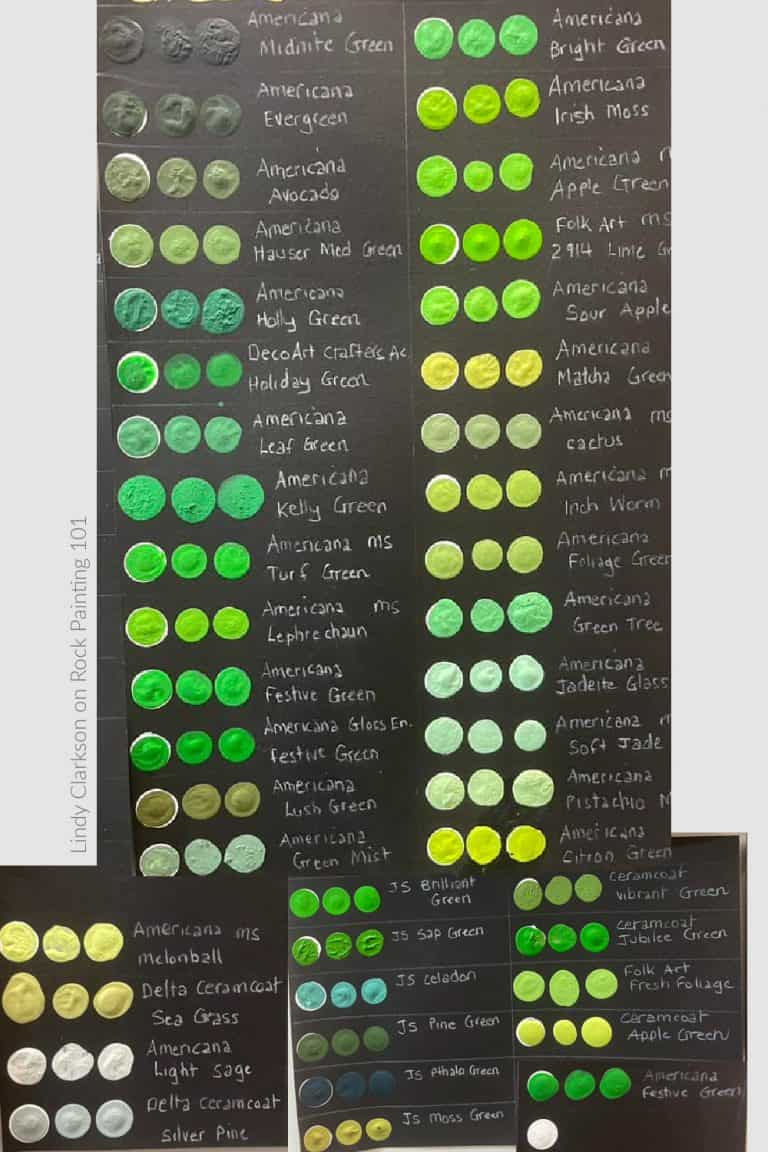 Acrylic Paint for Crafts - 375+ Vibrant Colors to Compare! - Rock ...