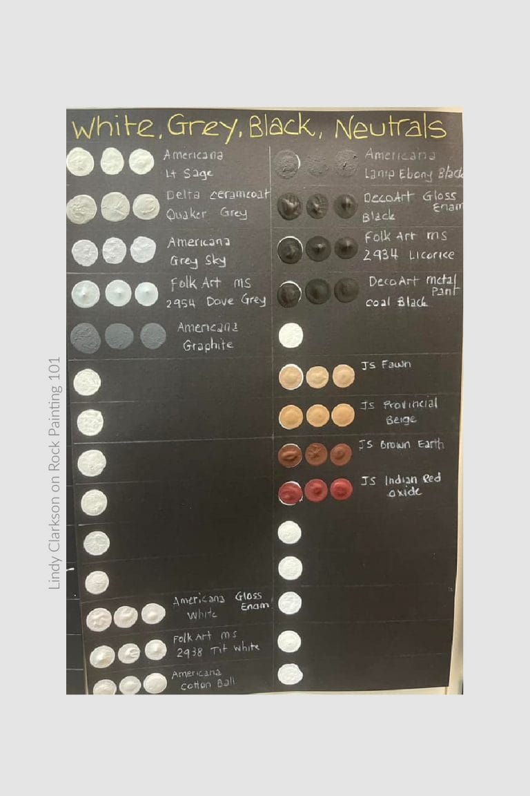 Acrylic Paint for Crafts - 375+ Vibrant Colors to Compare! - Rock ...