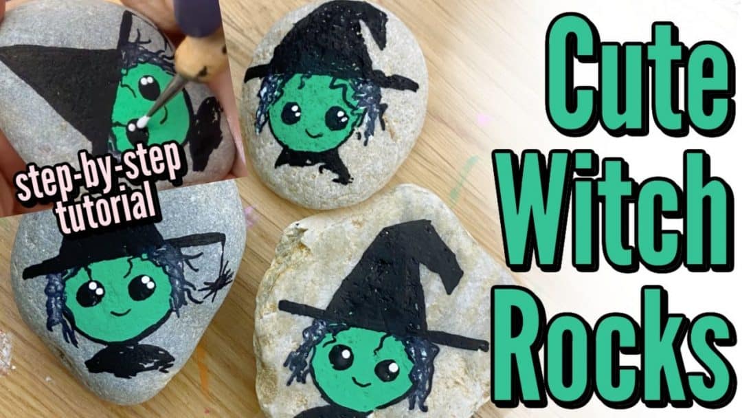 Over 40 easy Halloween rock painting ideas guaranteed to wow!