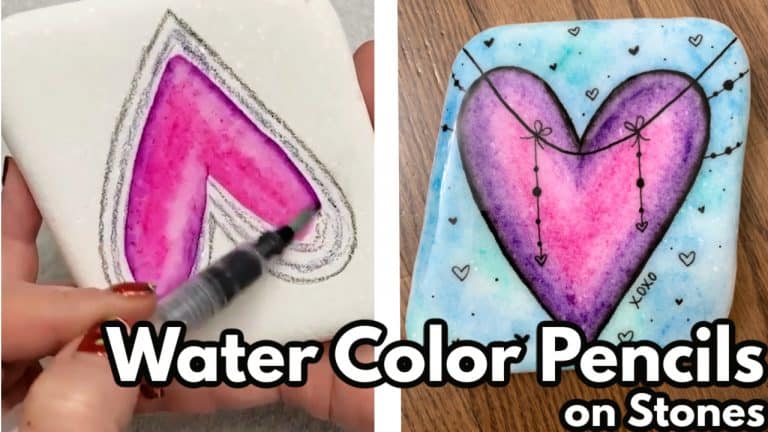 How to Paint Stones with Water Color Pencils - Rock Painting 101